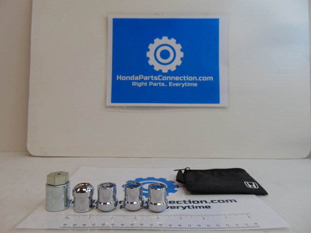 08W42-TK4-101 - Wheel Locks Chrome - 2014-2021 Honda | Genuine Honda Parts