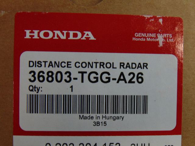 36803-TGG-A26 - Radar Sub Assembly | Genuine Honda Parts
