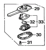 2005-2006 Honda CR-V Keyless Entry Transmitter 35111-S9A-305 | Honda ...