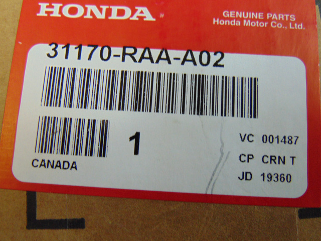 31170-RAA-A02 - 2003-2015 Honda - Tensioner Assembly Auto | Genuine ...
