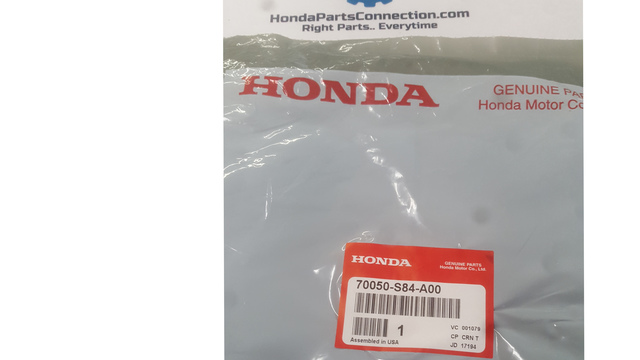 70050-S84-A00 - Tube Front Drain Vinyl (Sunroof) - 1998-2002 Honda ...