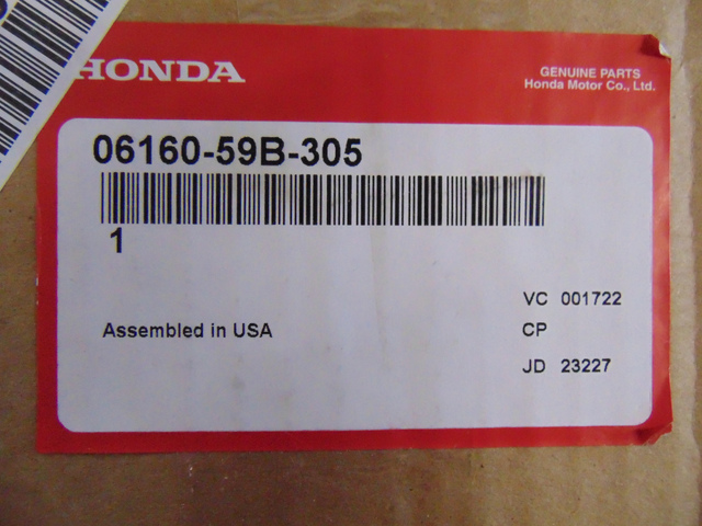 06160-59B-305 - Injector SET including fuel feed pipe | Honda Parts Cheap
