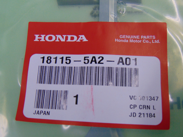 18115-5A2-A01 - 2013-2025 Honda - Gasket Primary Converter (Nippon ...