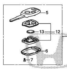 35118-T0A-A00 - 2012 - 2013 Honda CR-V Immobilizer & Transmitter (blank ...