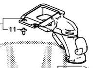 17254-5A2-A00 - Tube Assembly Air In (C) - 2013-2017 Honda Accord ...