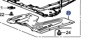 74112-T2F-A00 - Plate Engine Cover (Lower) | Honda Parts Cheap