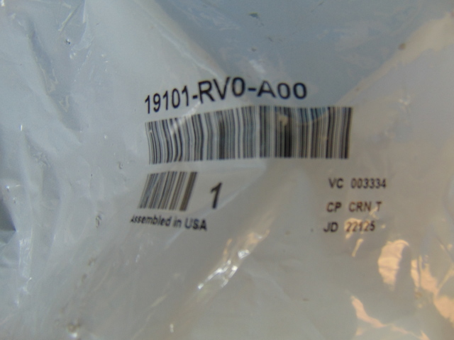 19101-RV0-A00 - Tank, Reserve - 2011-2017 Honda Odyssey | Genuine Honda ...