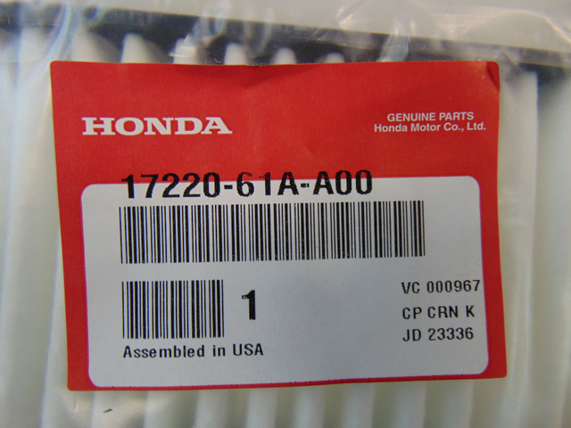 17220-61A-A00 - 2023-2025 Honda Pilot - Air Filter | Genuine Honda Parts
