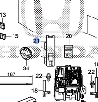 38830-T2A-A11 - Relay, Module - 2013-2017 Honda Accord | Genuine Honda ...