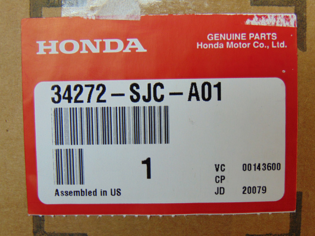 34272-SJC-A01 - Cover, High Mount Stop - 2006-2014 Honda Ridgeline ...