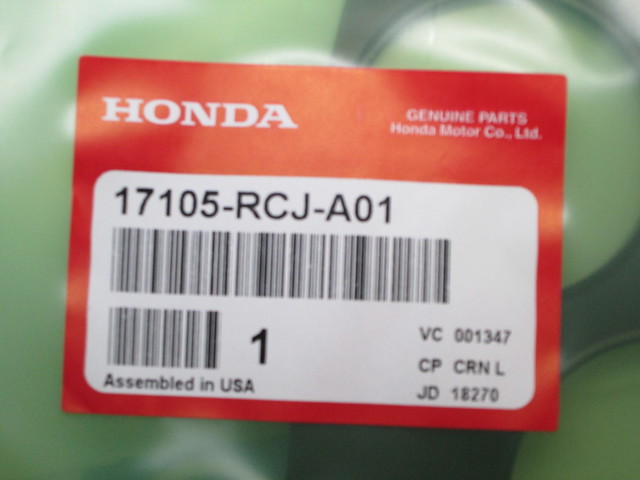 17105-RCJ-A01 - 2005-2017 Honda - Gasket In Manifold | Genuine Honda Parts