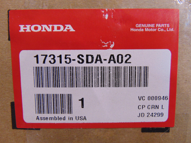 2003-2007 Honda Accord Filter 17315-SDA-A02 | Genuine Honda Parts