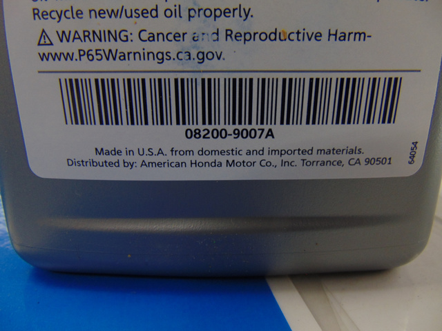 08200-9007 - Fluid Dpf II / AWD (Same as Acura 08200-9007a) DUAL PUMP ...