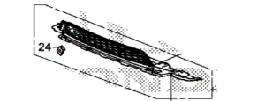 71103-T3W-A00 - Grille, Front Bumper (Lower) - 2014-2015 Honda Accord ...