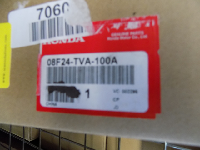 08F24-TVA-100A - Bumper Trim Accent, Rear, Black Chrome - 2018-2019 ...