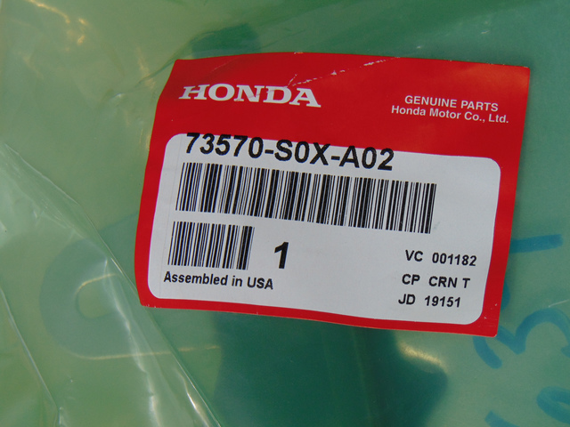 1999-2004 Honda Odyssey Left Window Quarter Vent opener 73570-S0X-A02 ...