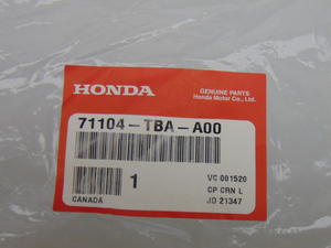 71104-TBA-A00 - Cap, Radar - 2016-2018 Honda Civic | Genuine Honda Parts
