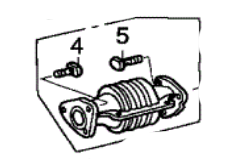 18160-RCA-S00 - 2005-2010 Honda - Converter | Genuine Honda Parts