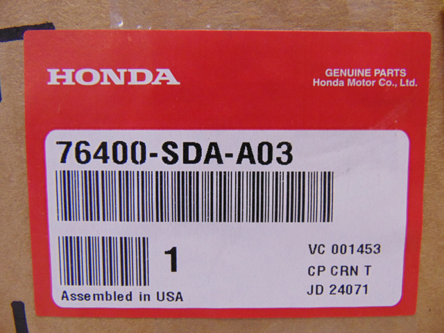 76400-SDA-A03 - 2003-2016 Honda - Mirror Assembly Rear-View (Day/Night ...