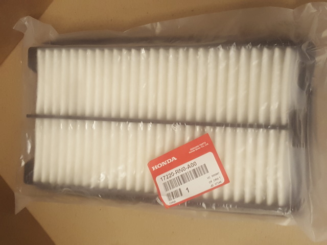 17220-RN0-A00 - Element Assembly, Air Cleaner - 2009-2015 Honda Pilot ...