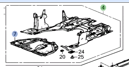 74118-T20-A10 - 2022-2024 Honda Civic - Engine Cover | Genuine Honda Parts