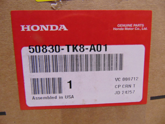2011-2017 Honda Odyssey Front Mount 50830-TK8-A01 | Genuine Honda Parts