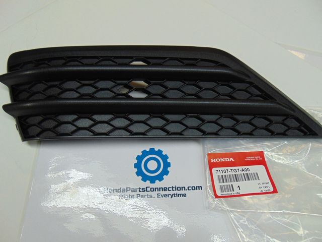 71107-TG7-A00 - Garnish L Front Bumper (A) - 2016-2018 Honda Pilot ...