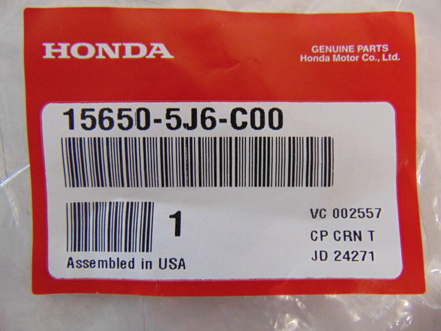 15650-5J6-C00 - Dipstick Oil - 2017-2021 Honda | Genuine Honda Parts