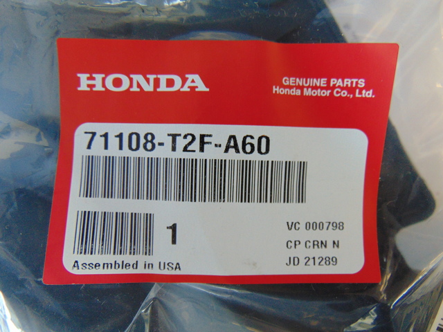 71108-T2F-A60 - Duct R Front Bumper Side - 2016 2017 Honda Accord ...