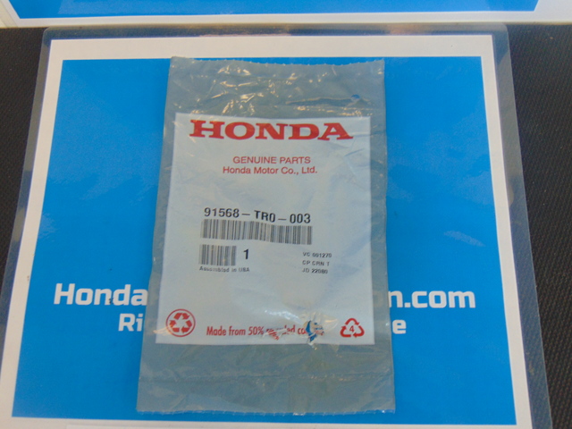 91568-TR0-003 - Clip, Door Weatherstrip - 2012-2021 Honda | Honda Parts ...