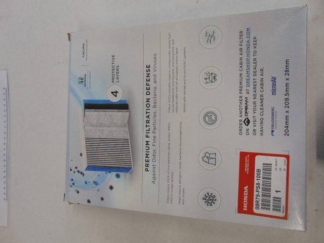 08R79-PS8-100B - PREMIUM Cabin Air Filter | Honda Parts Guys