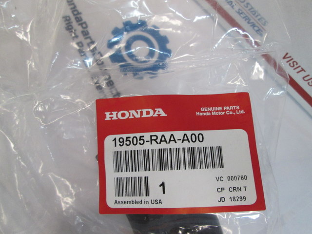 19505-RAA-A00 - Hose Water (Lower) - 2003-2007 Honda Accord | Genuine ...