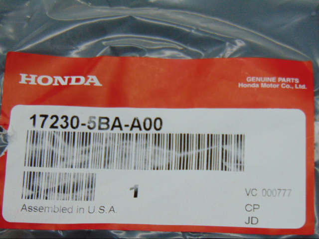 17230-5BA-A00 - Chamber Assembly, Resonator - 2016-2020 Honda Civic ...