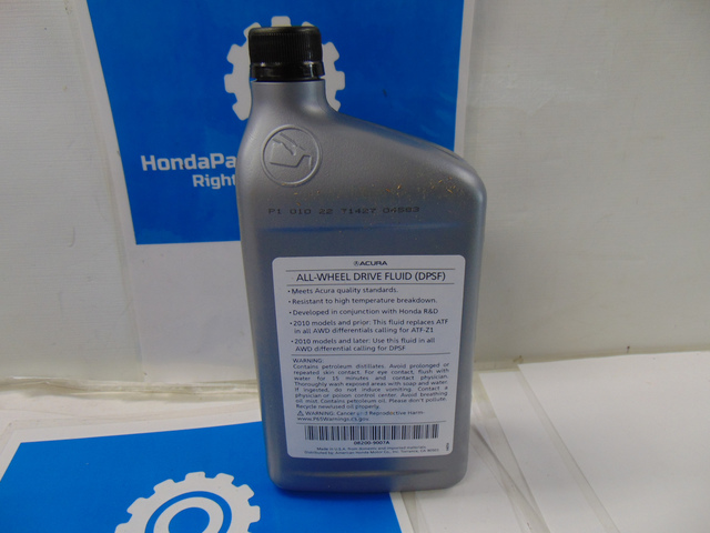 08200-9007 - Fluid Dpf II / AWD (Same as Acura 08200-9007a) DUAL PUMP ...