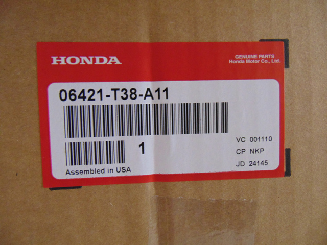 06421-T38-A11 - Spare temporary WHEEL kit (tire is not included - sold ...