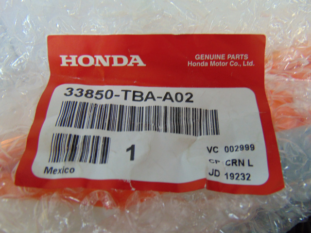 33850-TBA-A02 - Light Assembly, LEFT Front Side Marker - 2016-2020 ...