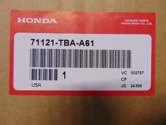 71121-TBA-A61 - 2019-2021 Honda Civic - Base Front Grille | Genuine ...
