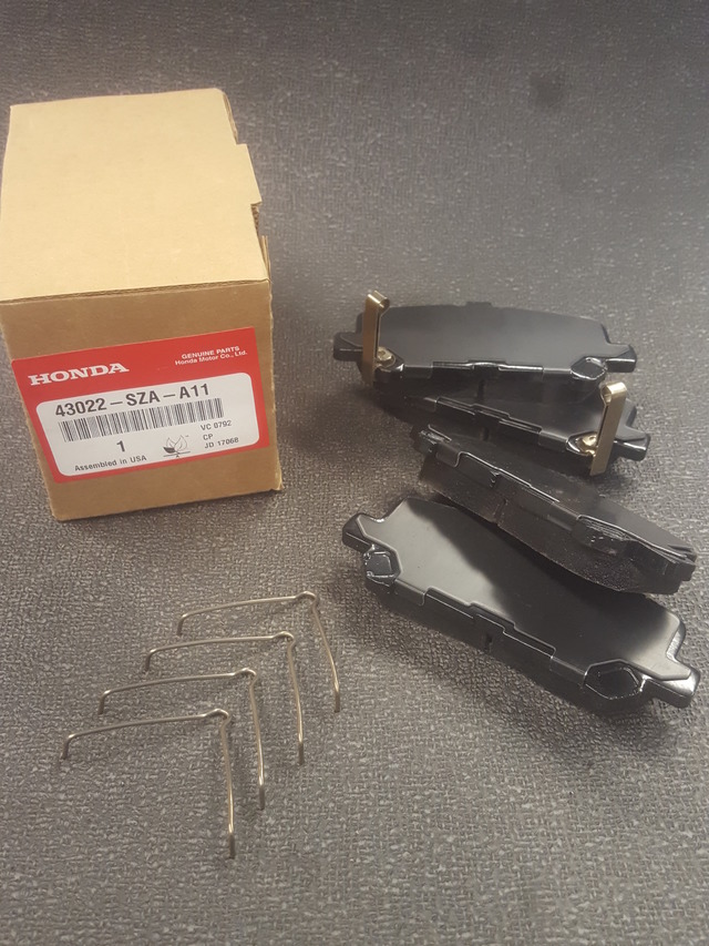 43022-SZA-A11 - Brake Pads Rear - 2012-2015 Honda Pilot | Genuine Honda ...