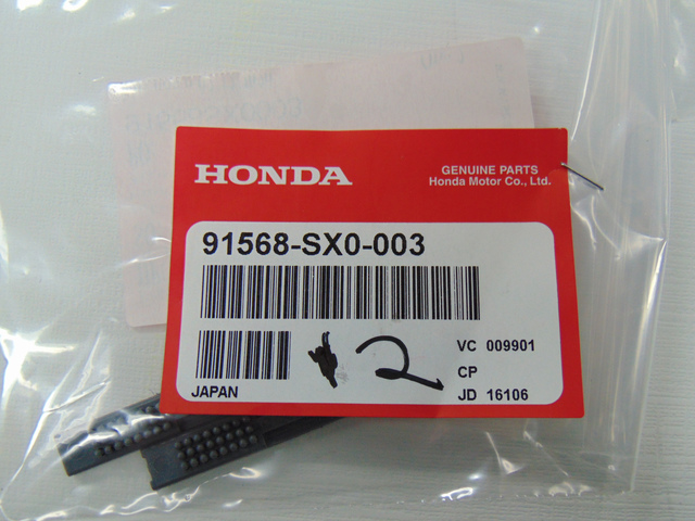 91568-SX0-003 - Fastener A, Windshield - 1995-2009 Honda | Genuine ...