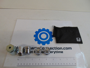 08W42-TK4-101 - Wheel Locks Chrome - 2014-2021 Honda | Genuine Honda Parts