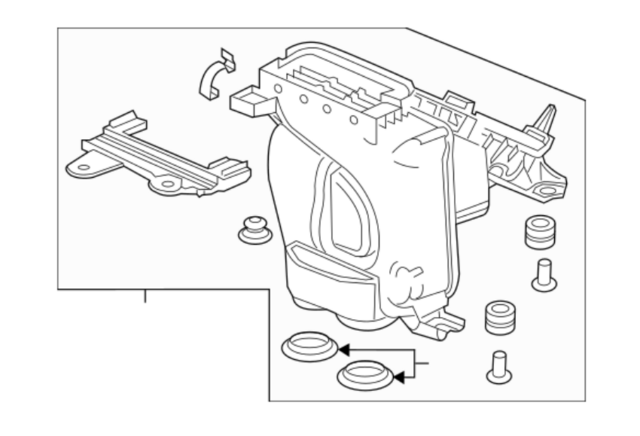 2016-2021 Honda Civic Case Set A Cleaner SAME AS 17201-5BA-A00 17201 ...
