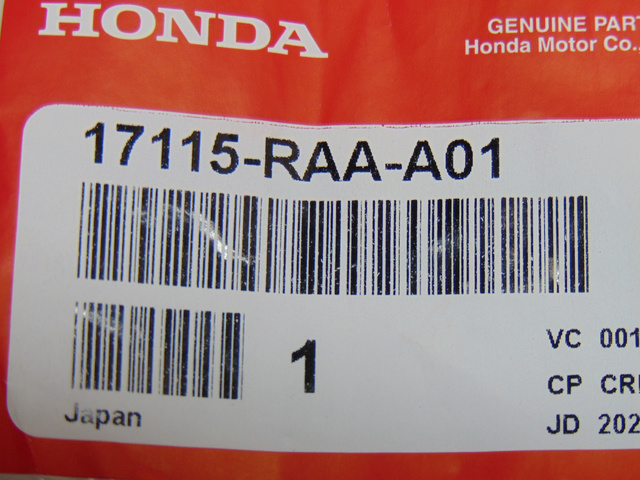17115-RAA-A01 - Manifold Gasket - 2003-2011 Honda | Genuine Honda Parts