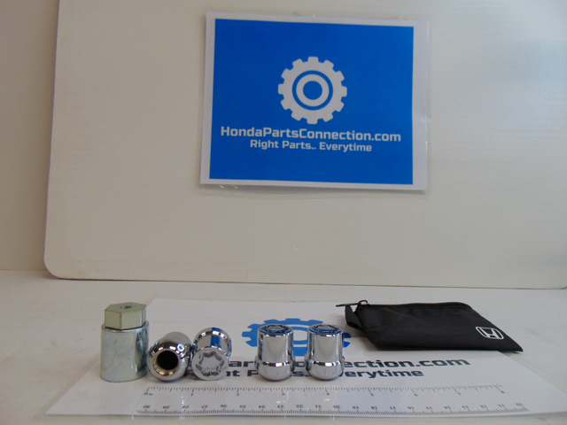 08W42-TK4-101 - Wheel Locks Chrome - 2014-2021 Honda | Genuine Honda Parts