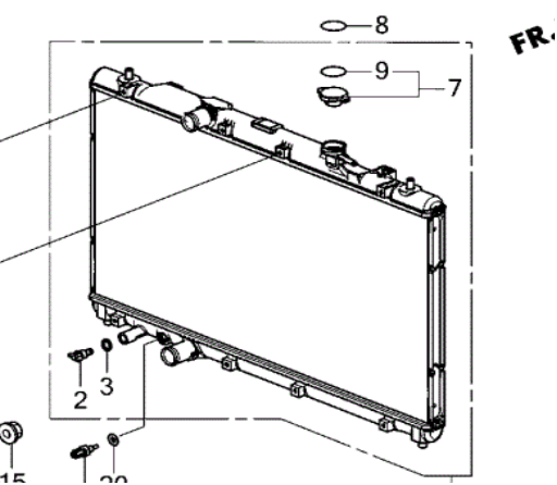 19010-64S-A01 - 2022-2025 Honda Civic - Radiator Assembly | Genuine ...