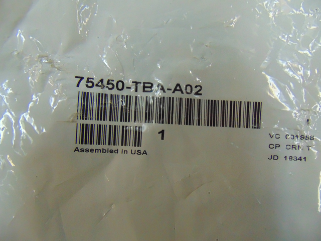 75450-TBA-A02 - Pressure Vent | Genuine Honda Parts