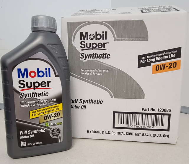 0W20 - Mobil Super 0W20 Synthetic Motor Oil Case (6 Qts) | Nissan ...