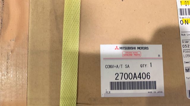 2016-2023 Mitsubishi Trans-Axle 2700A406 | Factory Mitsubishi Parts