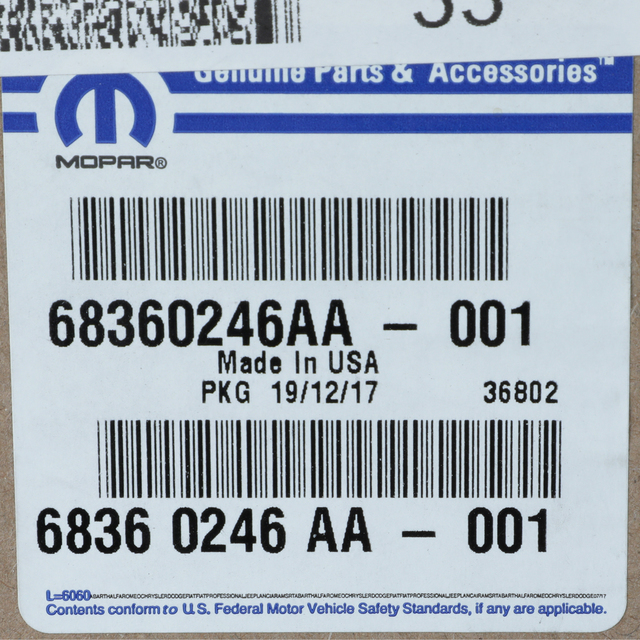 2014-2016 Jeep Grand Cherokee OEM NEW 2014-16 Mopar Jeep Grand Cherokee ...