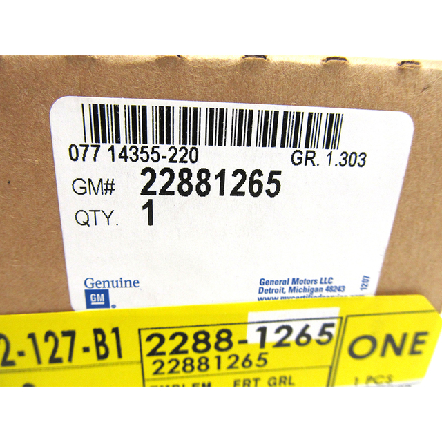 1999-2023 GMC Front Grille GMC Logo 22881265 | QuirkParts