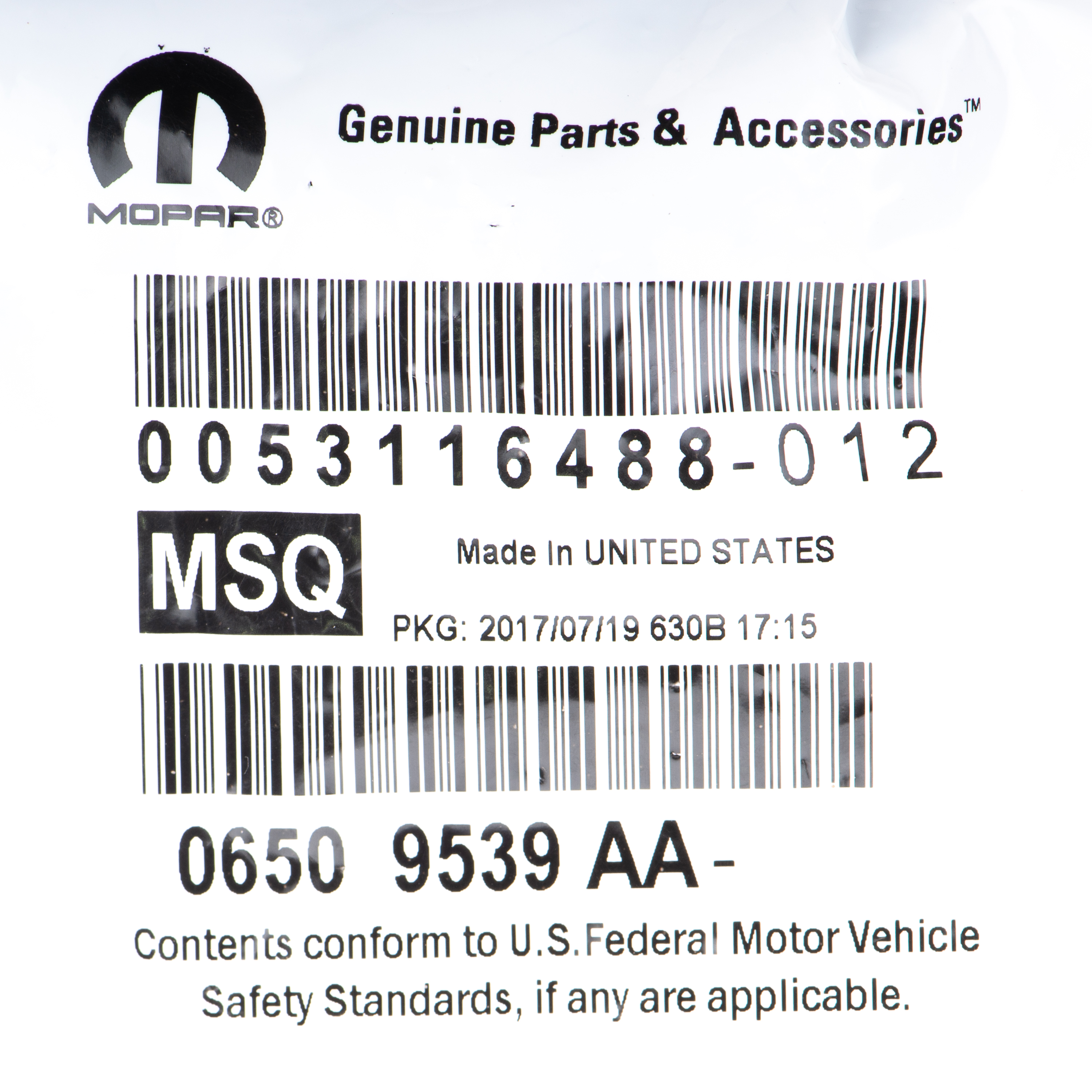 2009-2018 Mopar OEM NEW 2009-2019 Mopar Ram Jeep Dodge Grand Cherokee ...